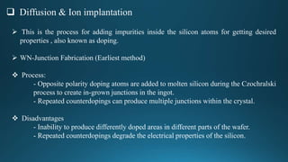 Fabrication of Semiconductors | PPTX