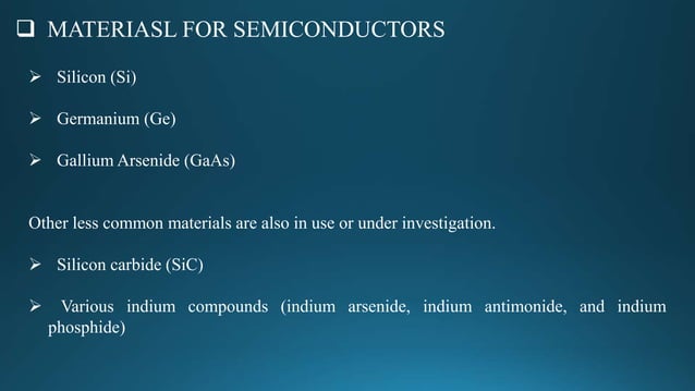 Fabrication of Semiconductors | PPTX | Chemistry | Science