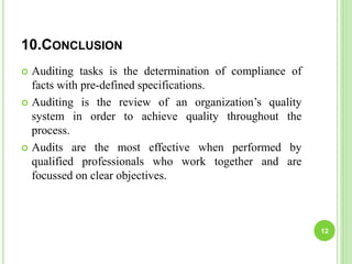 Process Monitoring And Audit | PPTX