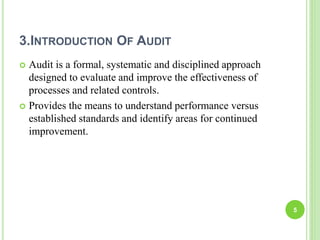 Process Monitoring And Audit | PPTX