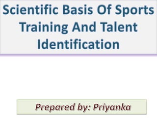 Talent Identification and Sports Training | PPTX