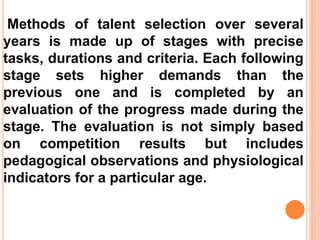 Talent Identification and Sports Training | PPTX