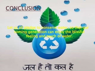 A need to conserve water | PPTX