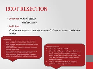 FURCATION INVOLVEMENT COMPLICATIONS IN PERIODONTICS | PPTX