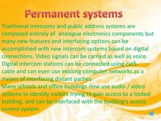 Two way intercom | PPTX