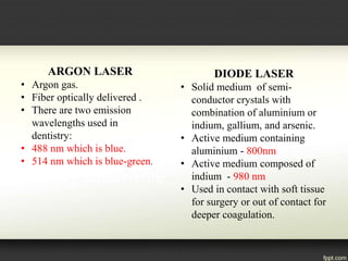 Lasers in Prosthetic Dentistry | PPTX