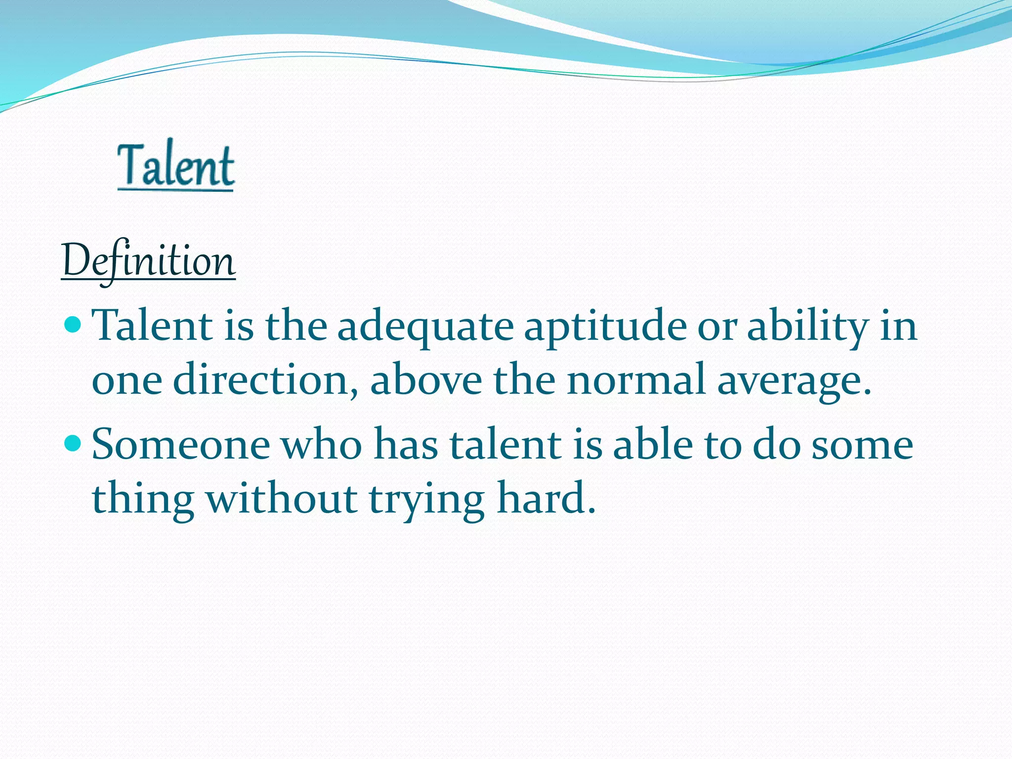 Talent Identification in detail | PPTX