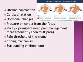pain relief and confort during labour pptx.pptxpptx | PPTX
