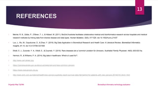 Priyanka pillai-Tools for rare cancer data analytics | PPT