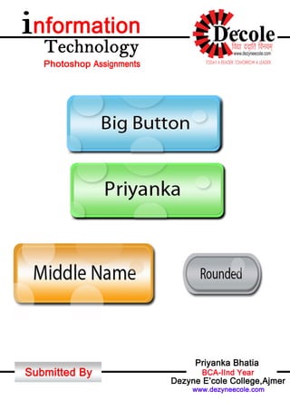Priyanka Bhatia BCA II Year | PDF