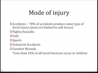 Facial fracture | PPTX