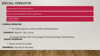 Presentation On C Programming OPERATOR | PPTX