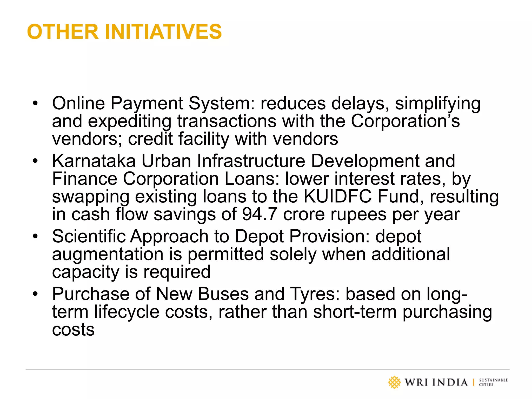Bus Karo: Alternate Financing Mechanisms - Innovations | PPTX