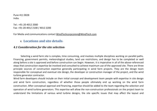 Priyank jain - Wind detailed project report _12 mw | PDF