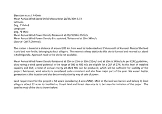 Priyank jain - Wind detailed project report _12 mw | PDF