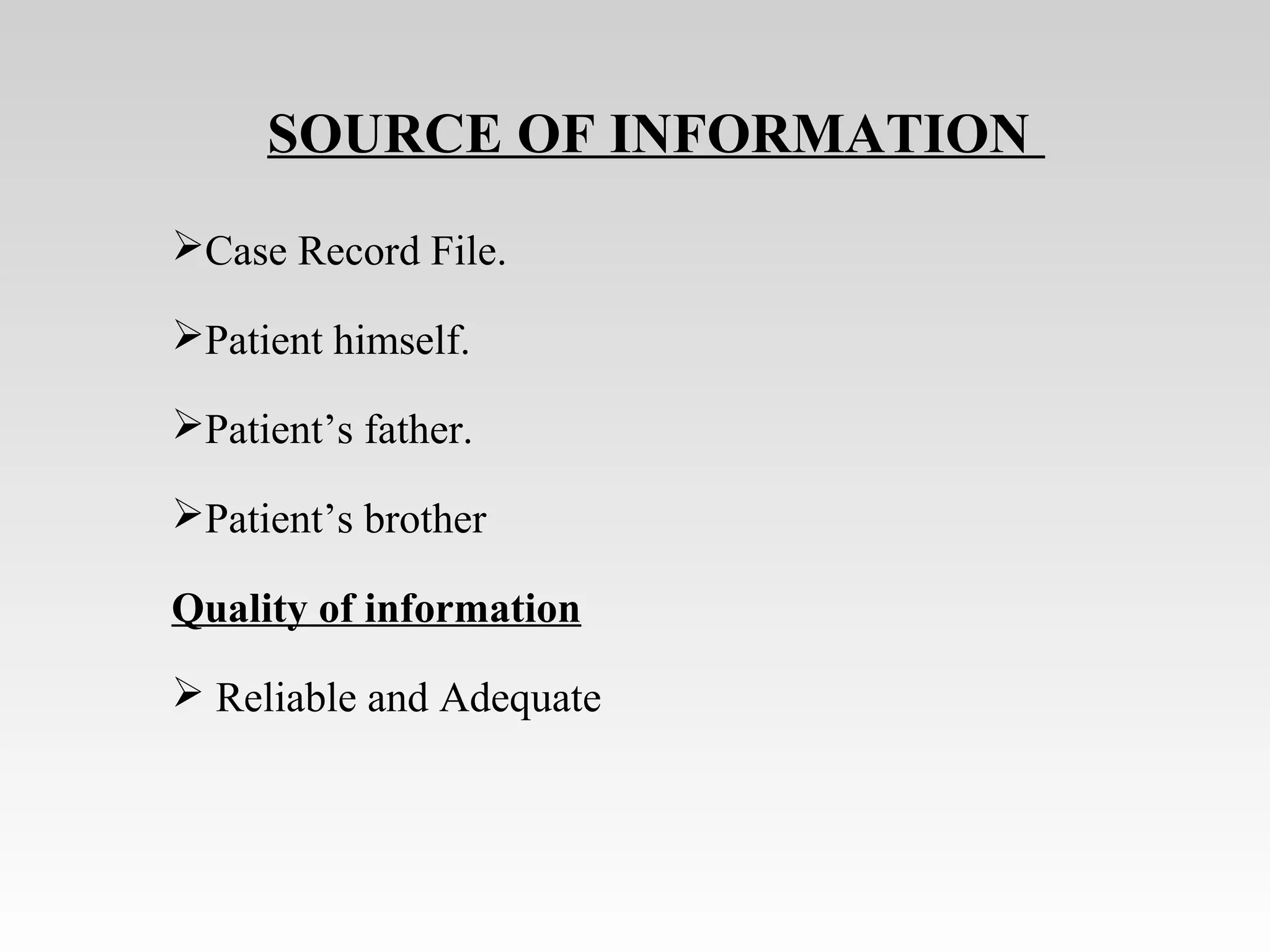 Psychiatric Social Work Case Presentation | PPT