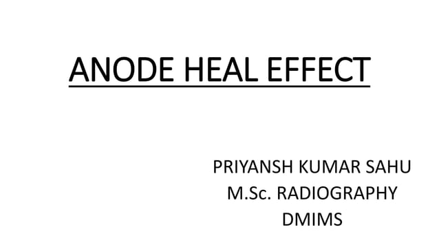 Anode Heal Effect | PPTX