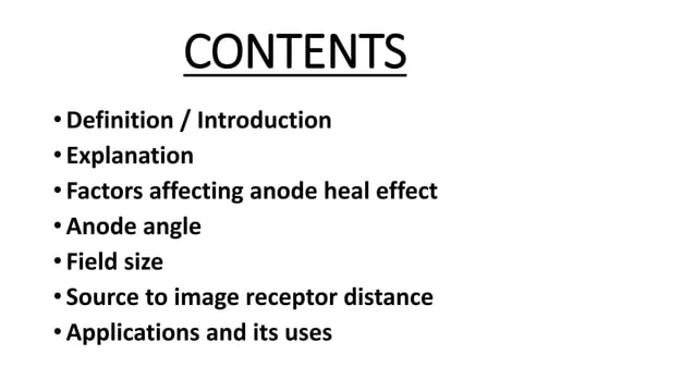 Anode Heal Effect | PPTX