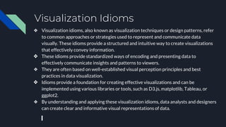 Visualization Idioms with D3.js