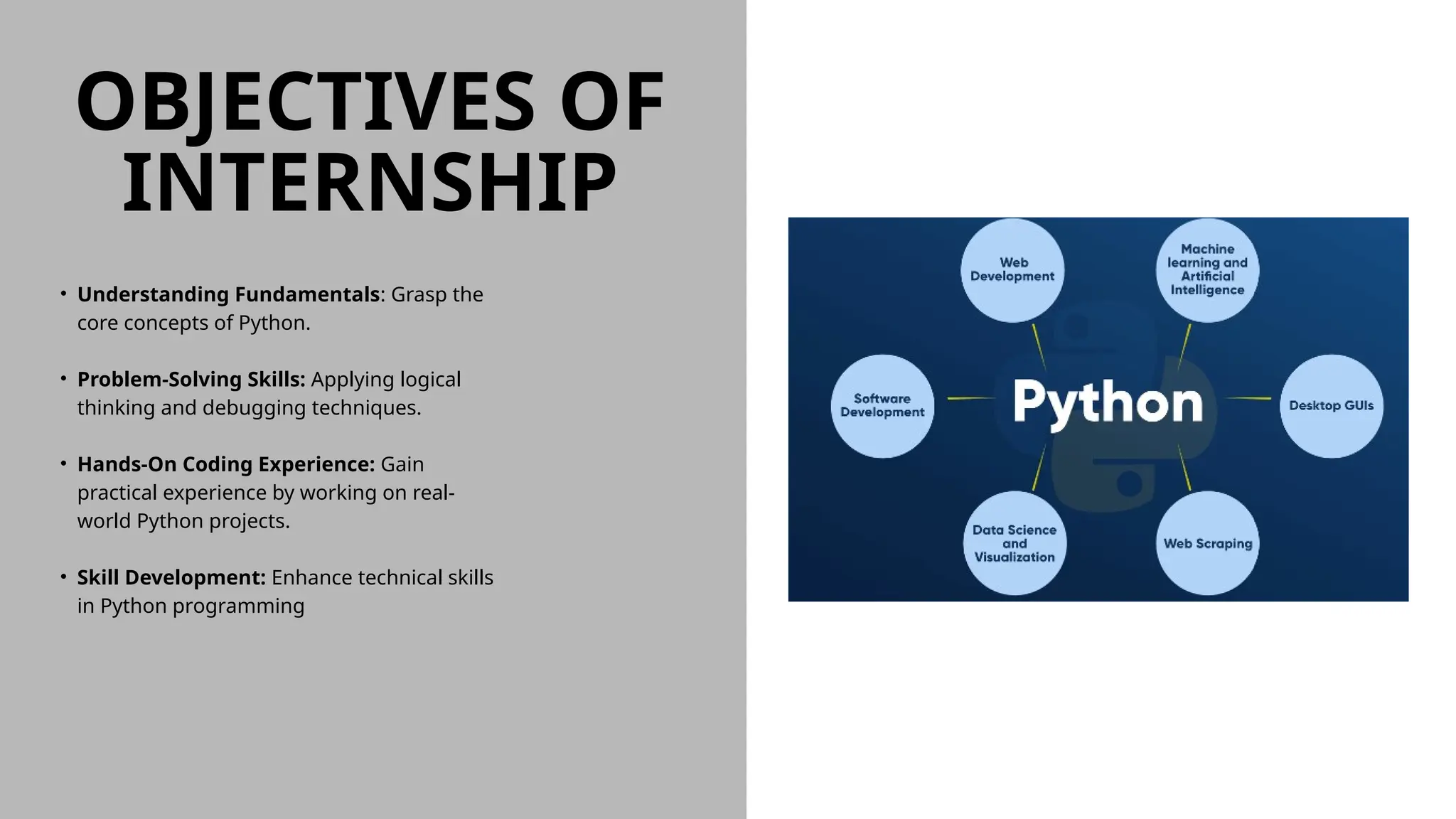 python internship details description .pptx