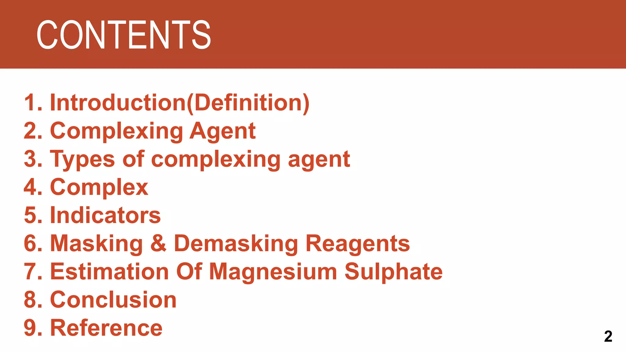 Complexometric Titration ppt slide share | PPTX