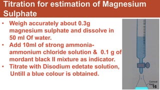 Complexometric Titration ppt slide share | PPTX