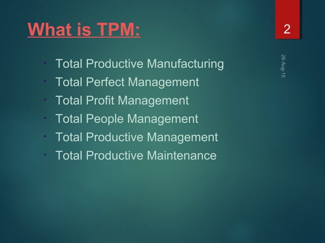 Total Productive Management | PPT
