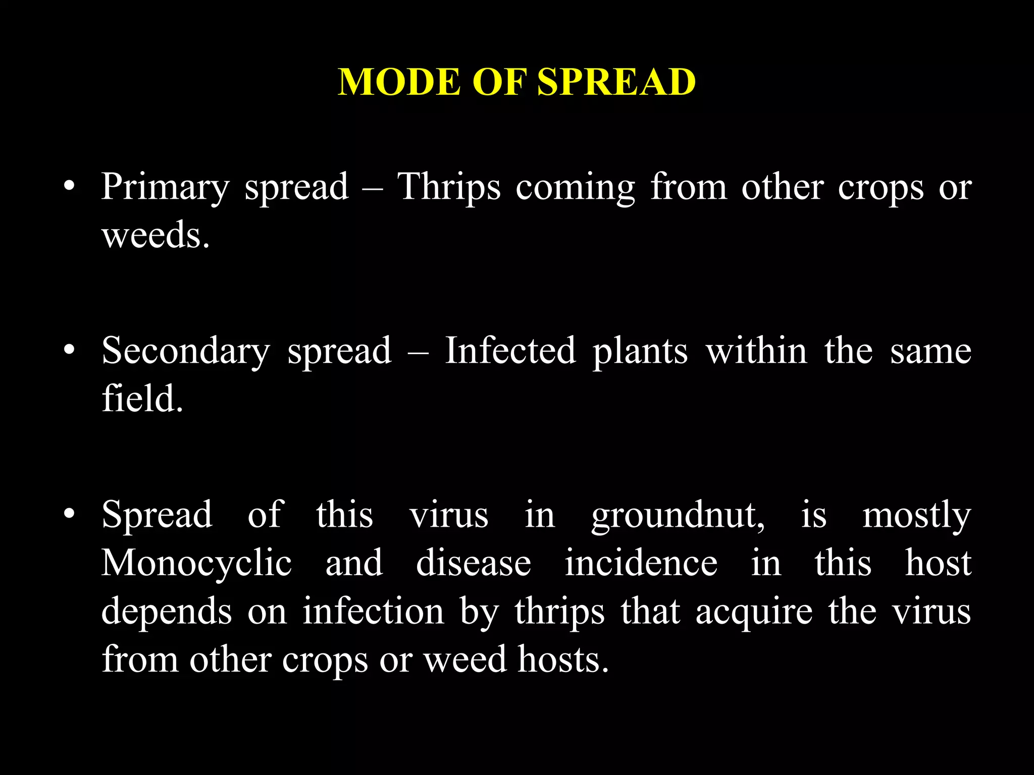 GROUNDNUT BUD NECROSIS VIRUS | PPTX
