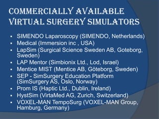 virtual surgery | PPTX
