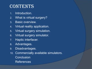 virtual surgery | PPTX