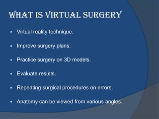 virtual surgery | PPTX