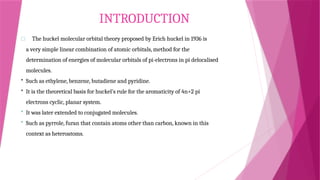 quantum chemistry huckel molecular orbital.pptx