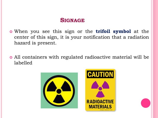BASIC RADIATION SAFETY AWARENESS | PPTX