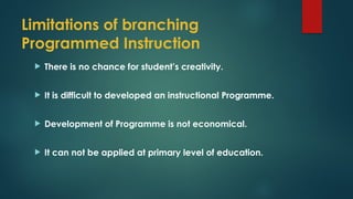 Priya Rani Programmed Instructions presentation.pptx | Free Download