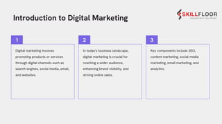 Digital Marketing Pro Techniques and Case Studies | Skillfloor | PPT