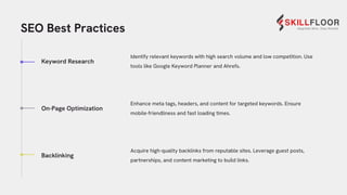 Digital Marketing Pro Techniques and Case Studies | Skillfloor | PDF