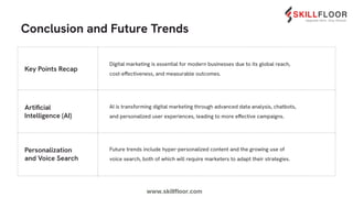 Significance of Digital Marketing | Skillfloor | PPT