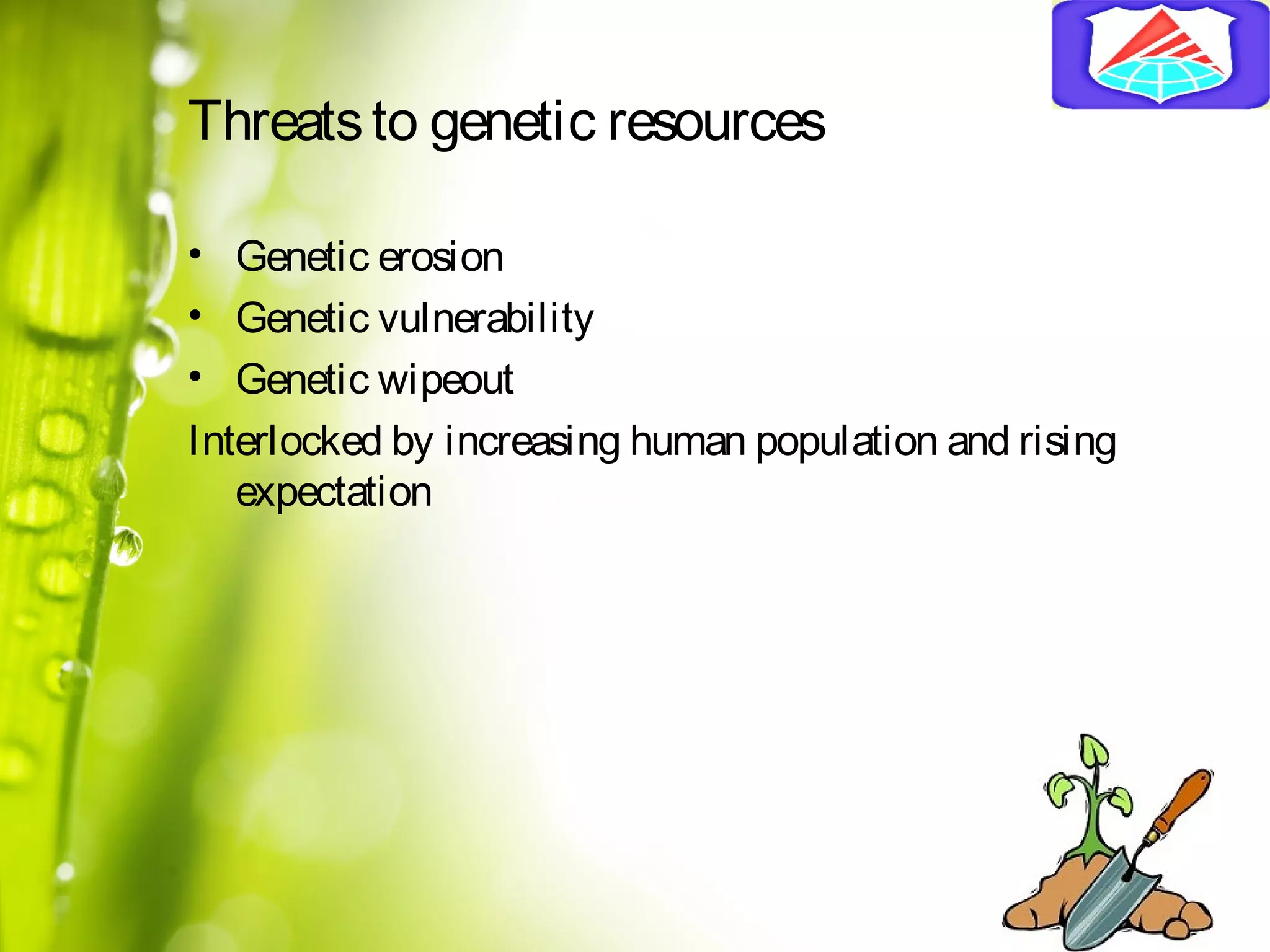 Priya yadav plant genetic resources | PPT