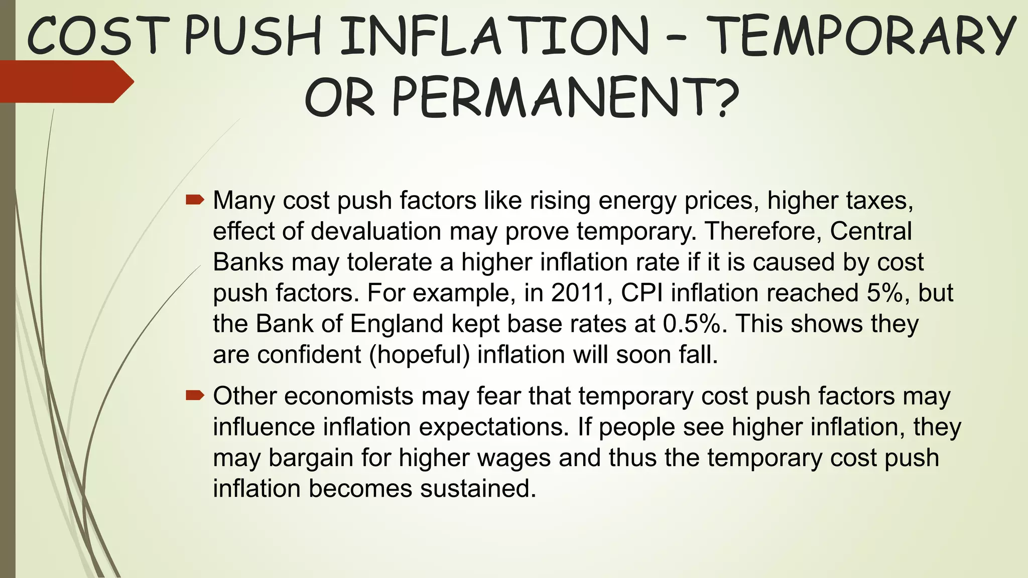 inflation- cost push and demand pull | PPTX