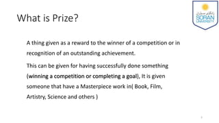 Prizes | PPT