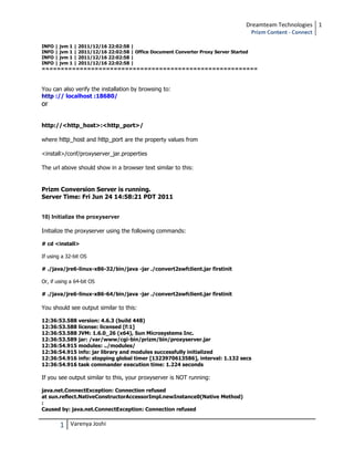 Prizm Installation Guide | PDF