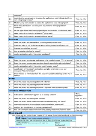 Project Request Form | DOCX