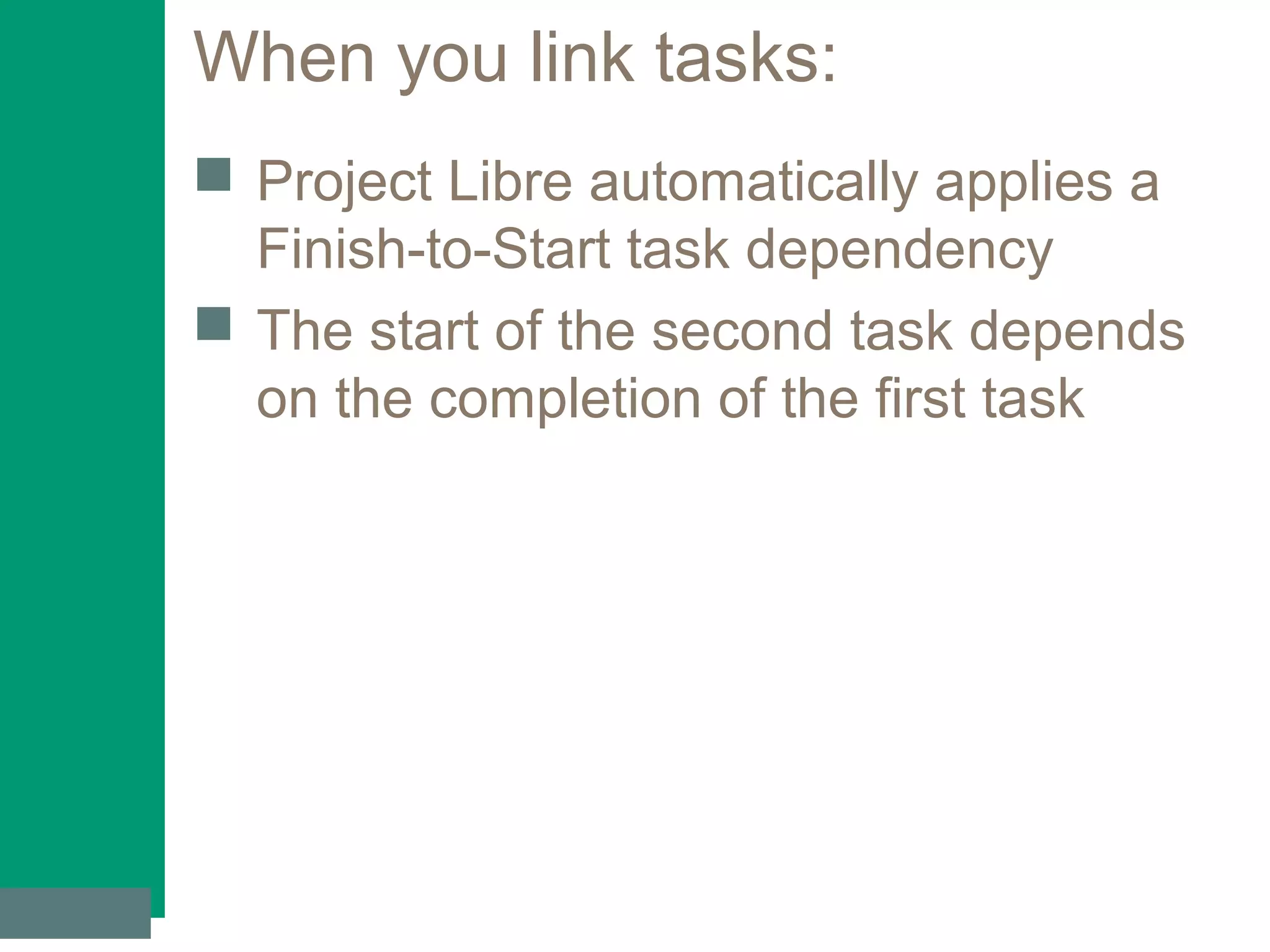 PRJ101xl Project Libre Basic Training | PPT