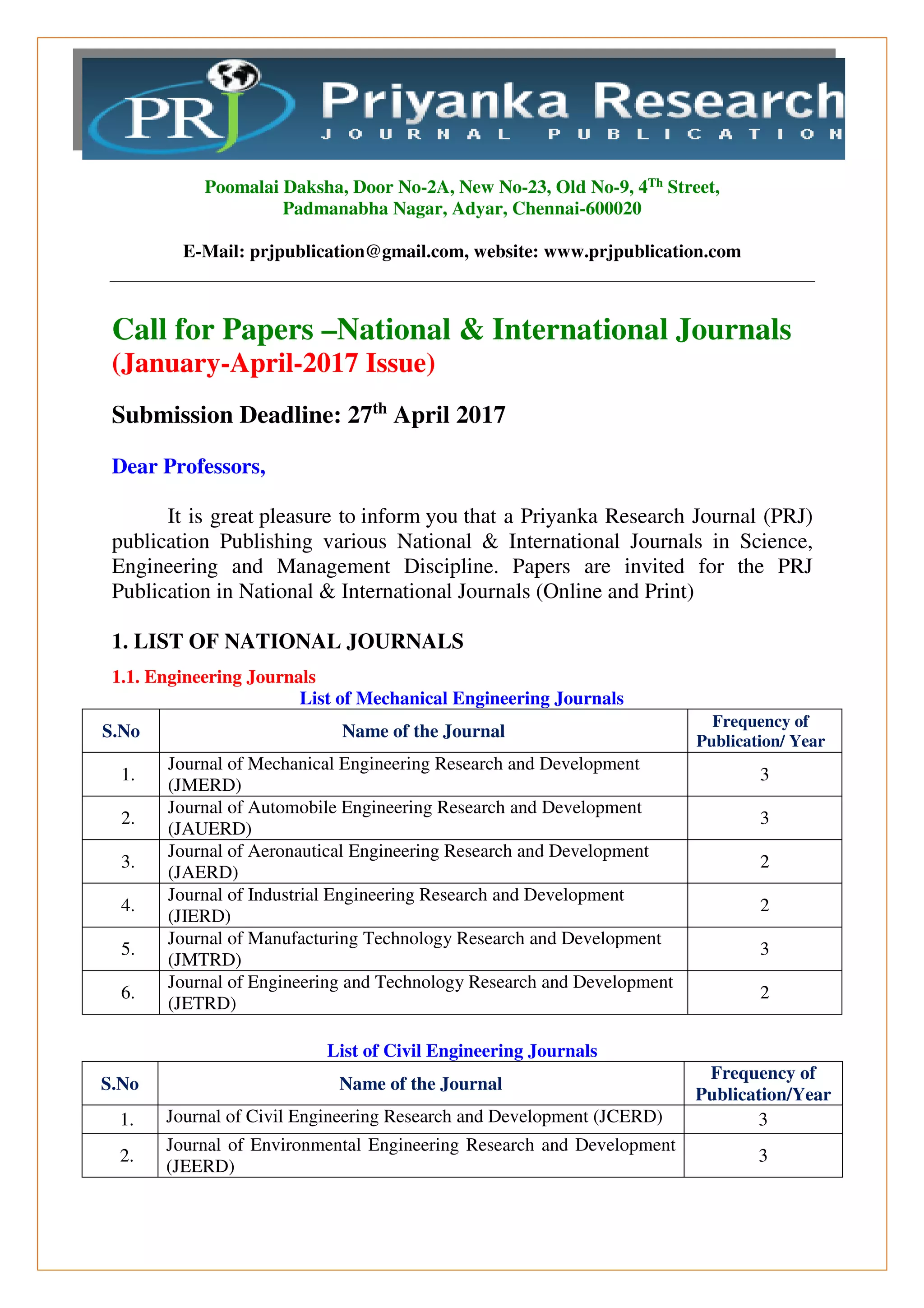 Prj publication call for paper_jan_april_2017 | PDF