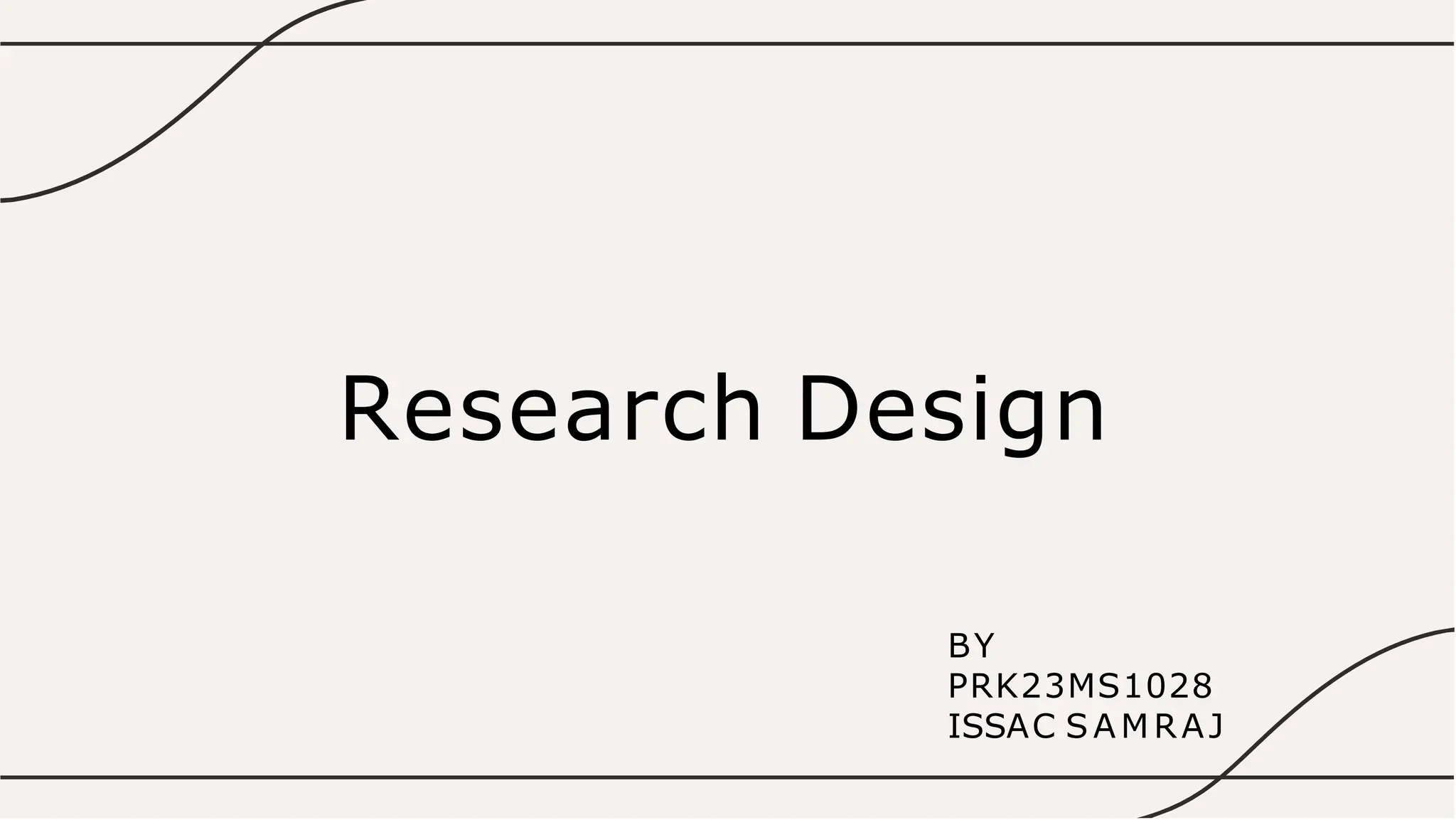 Research design | PPT