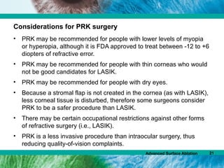 PRK or advanced surface ablation 2017 | ODP