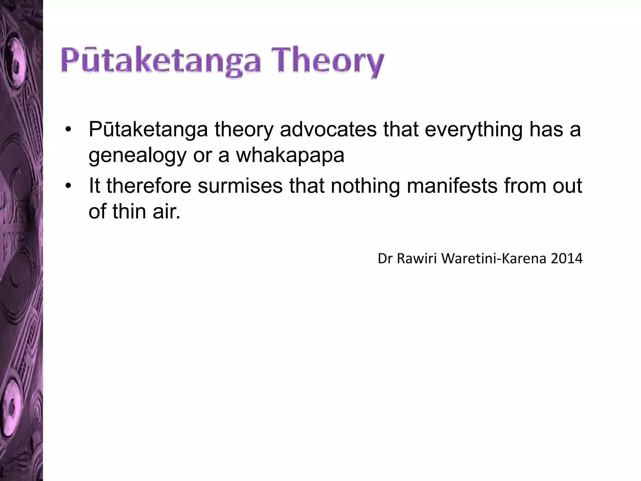Pūrākau – Theories, Narratives, Models & Application | PPTX