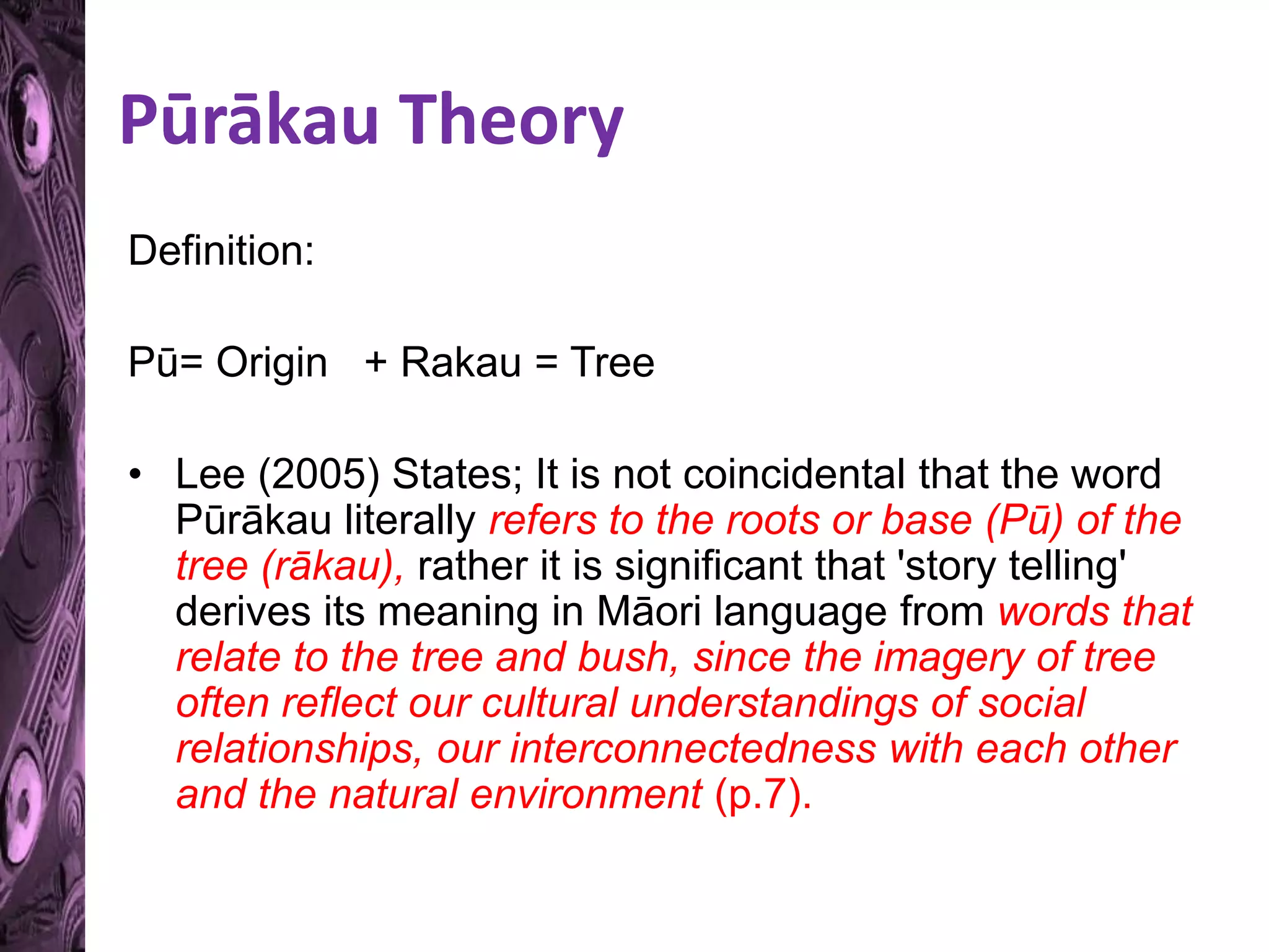 Pūrākau – Theories, Narratives, Models & Application | PPTX