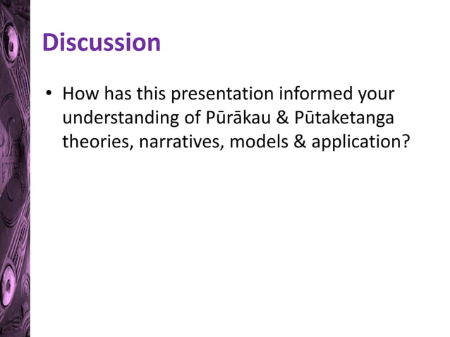 Pūrākau – Theories, Narratives, Models & Application | PPTX