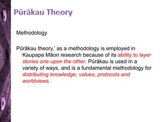 Pūrākau – Theories, Narratives, Models & Application | PPTX